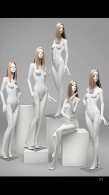 模特道具女全身人体玻璃钢服装店高档休闲橱窗展示模特mannequin