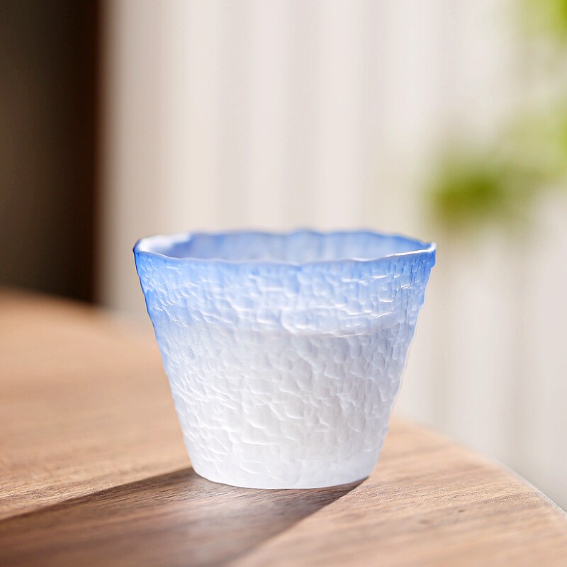 围炉冰茶工具蔚蓝清酒壶小酒杯白酒杯酒具烧酒酒盅家用烫酒温酒壶