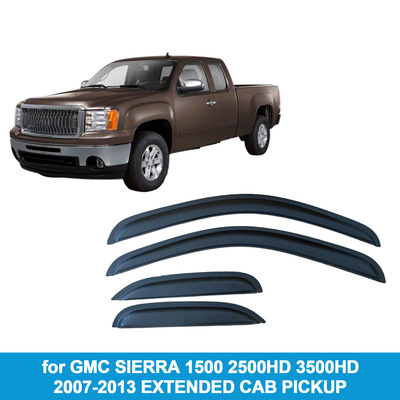 适用GMC Sierra 1500 EXTENDED Cab pickup 2007-2013晴雨挡侧窗