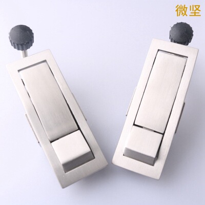 304不锈钢MS708-2-3平面锁配电箱机柜锁开关柜门锁工业柜锁