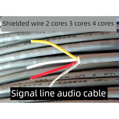 Ul2547新屏蔽线2芯3芯4芯信号线音频音频USB数据连接242628 Awg