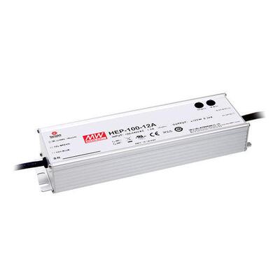 台湾明纬HEP-100-24A 24V4A全灌胶恶劣环境适用开关电源