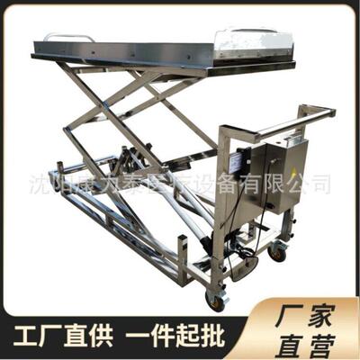 MORTUARY LIFTING TOLLEY  电动液压尸体推车 殡仪馆升降尸体担架