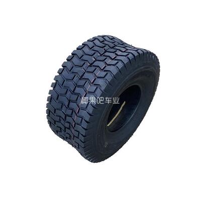 卡丁车配件 割草机沙滩车15X6.00-6寸扫雪机场地车15X6-6草坪轮胎