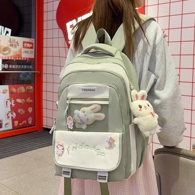 大容量书包女初中生减负双肩包