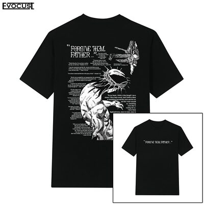 FORGIVE THEM FATHER短袖T恤Christian Religious双面印花男女Tee