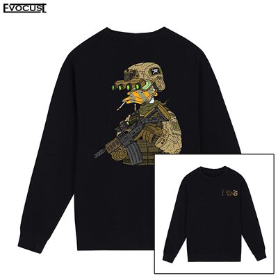 Forward Observations Group字母FOG复古怀旧军迷搞笑圆领卫衣