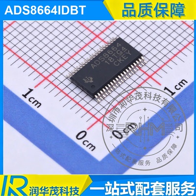 ADS8664IDBT TSSOP-38 丝印ADS8664 12bit500kSPS SAR ADC TI