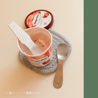 Echo日本卡通雪糕酸奶勺子甜品勺