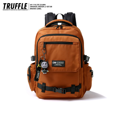 TRUFFLE双肩包男大容量初中高中学生书包休闲登山电脑旅行背包女