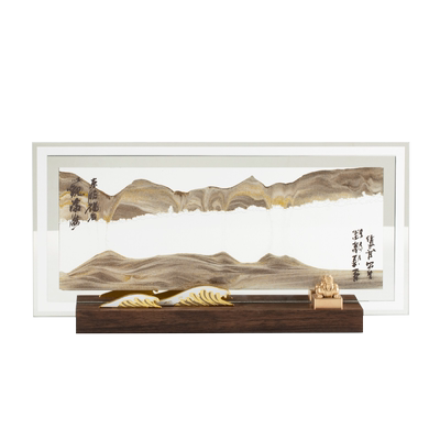 西泠印社黄铜印章流沙画礼盒