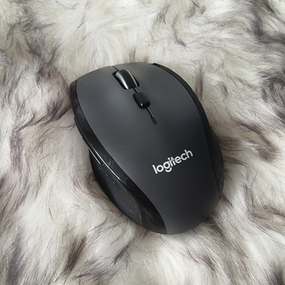 Logitech二手罗技M705激光无线鼠标双模滚轮带侧键笔记本电脑外设