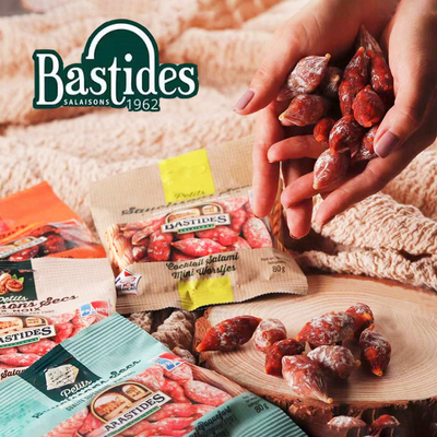 法国进口Bastides salami百思达即食风干萨拉米香肠肉枣小香肠80g