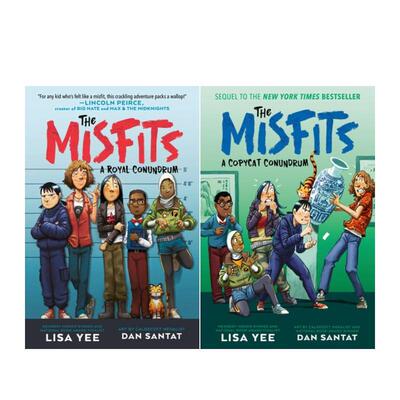 【预售】【异类少年小队】模仿者疑云（精装） 【The Misfits】A Copycat Conundrum 原版英文儿童章节书 中年级读物