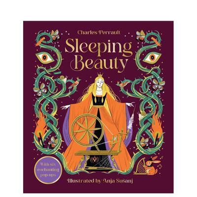 【现货】【闪耀经典童话立体书】睡美人【Gilded Fairytales】Sleeping Beauty英文儿童立体Laura Sampson精装Templar Publishing