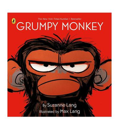 【现货】暴躁猴Grumpy Monkey英文儿童绘本IP系列Suzanne LangRandom House 3-6岁进口原版书9780593123997