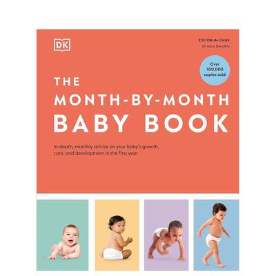 【预售】宝宝月记The Month-by-Month Baby Book英文生活综合Dr Ilona Bendefy精装进口原版书DK9780241635575