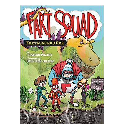 【现货】【放屁小队】2雷克斯法塔龙Fart Squad 2 Fartasaurus Rex英文儿童章节书6-9岁Pilger  Seamus进口原版书Harpercollins97