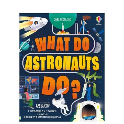 【预售】【职业启蒙】宇航员是做什么的【Jobs People Do】What Do Astronauts Do英文儿童绘本职业认知财商管理3-6岁精装Rob Llo