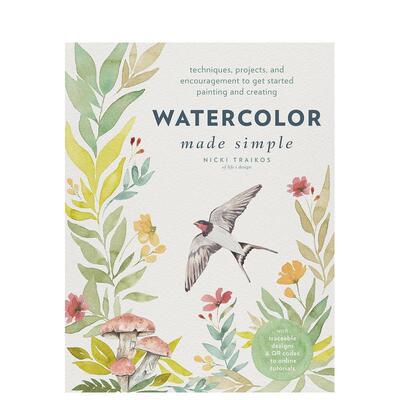 【现货】轻松学水彩Watercolor Made Simple英文艺术艺术技法与入门赏析Nicki Traikos平装Quarry进口原版书9780760383193