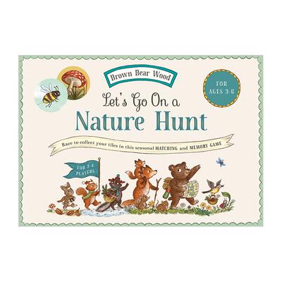 【预售】【棕熊森林】去大自然寻宝【Brown Bear Wood】Let's Go on a Nature Hunt英文儿童趣味3-6岁盒装Freya Hartas进口原版书