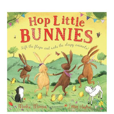 【现货】跳的小兔子Hop Little Bunnies英文儿童绘本虚构类Mumford Martha1-3岁Bloomsbury进口原版书