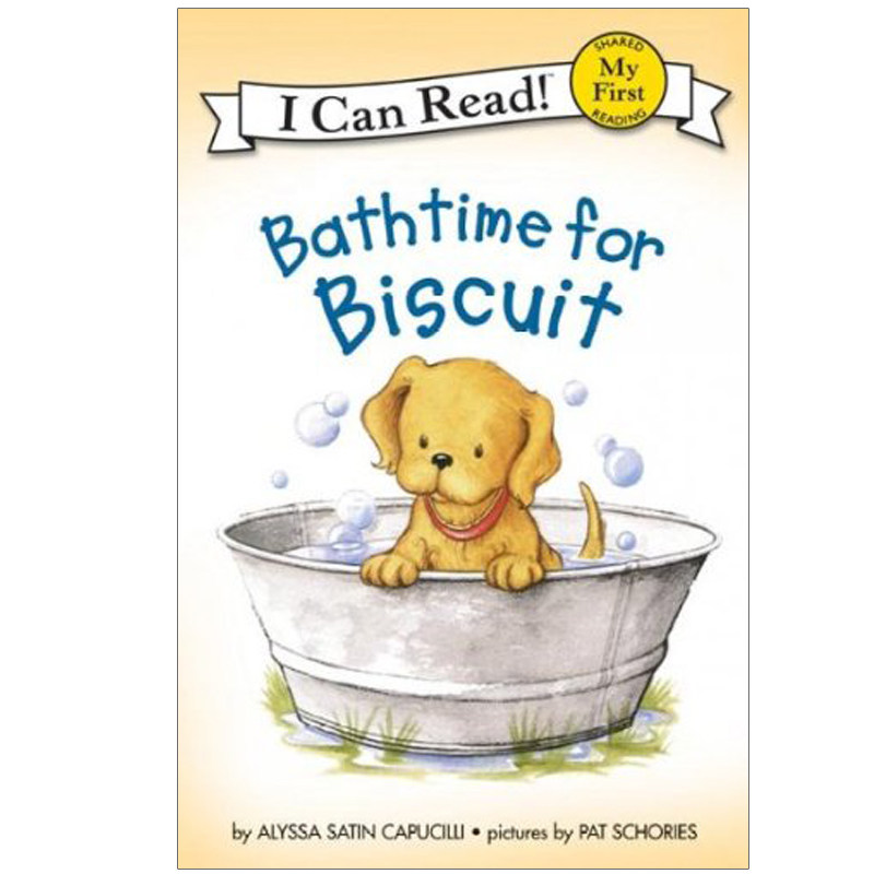 【现货】Bathtime for Biscuit Book and CD，小饼干洗澡(书+CD)英文儿童图书适合3-6岁原版进口书籍_虎窝淘