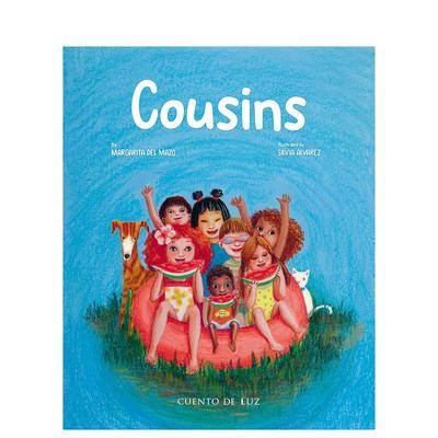 【预售】表亲Cousins英文儿童绘本人际关系Margarita Del Mazo精装6-9岁Cuento de Luz Publishing进口原版书97884194 866