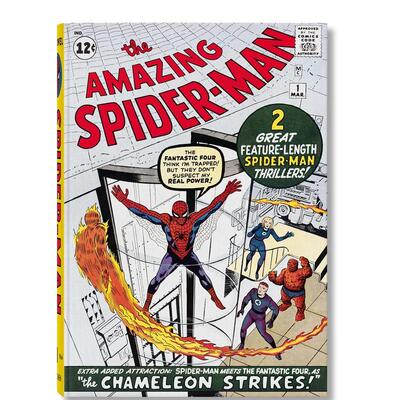 【现货】【TASCHEN】漫威漫画图书蜘蛛卷11962-1964Marvel Comics Library Spider-Man Vol 1 1962–1964英文漫画David Mandel精装