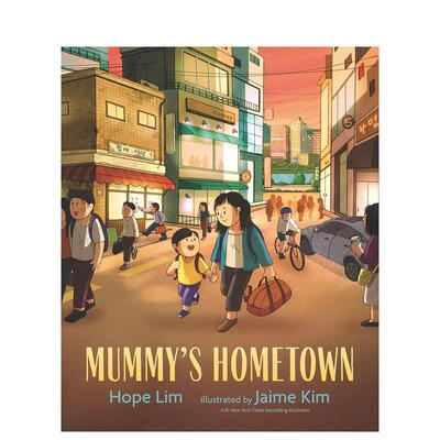 【现货】妈妈的故乡Mummy’s Hometown英文儿童绘本交通工具城市人文Hope Lim 精装Walker Books UK6-9岁进口原版书9781529506358