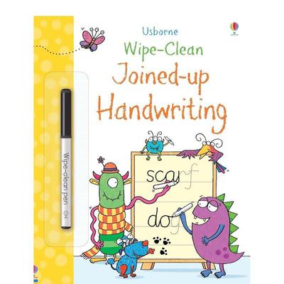 【现货】可擦本 连笔书写Wipe-Clean Joined-up Handwriting英文儿童趣味Caroline Young平装Usborne children’s books3-6岁进口