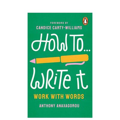 【预售】如何写作 与文字同行 How To Write It 原版英文生活综合 T.S.艾略特奖提名诗人大师课9781529940923