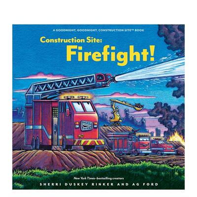 【预售】【建筑工地】消防大作战 【Construction Site】Firefight原版英文儿童绘本9781797226590