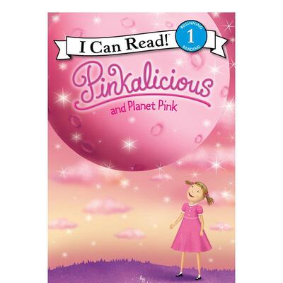 【现货】【粉红公主】粉红色行星Pinkalicious and Planet Pink英文儿童分阶阅读Kann  Victoria3-6岁Harpercollins进口原版书