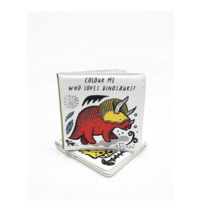 【预售】【为我涂色】谁爱恐龙看我在水中变色【Colour Me】Who Loves Dinosaurs英文儿童趣味Surya Sajnaniwordspictures进口原版