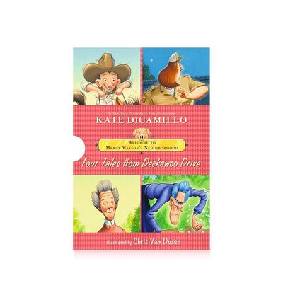 【预售】欢迎来到梅西沃森的小镇迪卡伍大街的四段奇遇Welcome to Mercy Watson's Neighborhood英文儿童桥梁书Kate DiCamillo平装