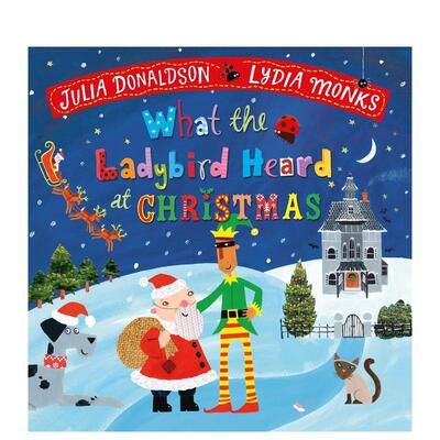 【现货】瓢虫圣诞听见了什么What the Ladybird Heard at Christmas英文儿童绘本节日庆典Donaldson纸板书3-6岁Macmillan Childre