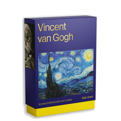 【预售】【艺术大师卡牌】文森特·梵高：50幅杰作英文外国美术19世纪进口原版外版书盒装14岁以上【The Masters Art Decks】Vin