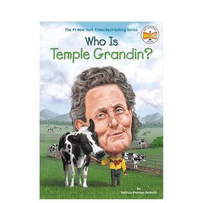 【现货】TEMPLE GRANDIN是谁WHO IS TEMPLE GRANDIN?英文儿童章节书DEMUTH  PATRICIA BRENNAN9-12岁Random House 进口原版书