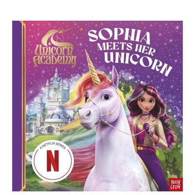 【预售】独角兽学院索菲亚遇见她的独角兽 Netflix系列剧集Unicorn Academy英文儿童章节书Nosy Crow平装Nosy Crow UK进口原版书