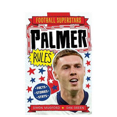 【预售】足球明星特辑科尔帕尔默【Football Superstars】Palmer Rules英文儿童漫画Simon Mugford平装Welbeck publishing6岁-9岁