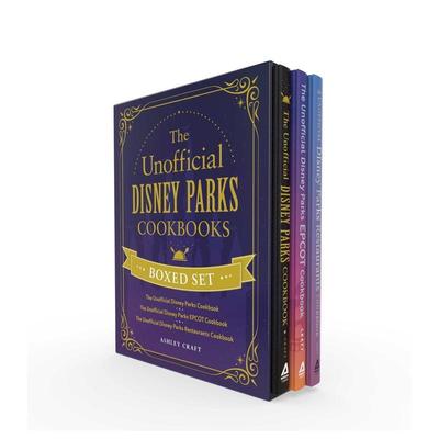【预售】迪士尼乐园非官方食谱盒装Unofficial Disney Parks Cookbooks Boxed Set英文餐饮Ashley Craft精装进口原版书Adams97815