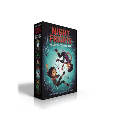 【现货】夜惊猫系列盒装Night Frights Fraidy-Cat Collection 英文青少年读物Joe McGee Aladdin进口原版书9781665940023