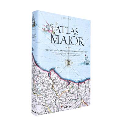 【现货】【TASCHEN】琼布劳 大地图Blaeu. Atlas Maior英文博物馆展览私人收藏画册Joan Blaeu精装进口原版书9783836538039
