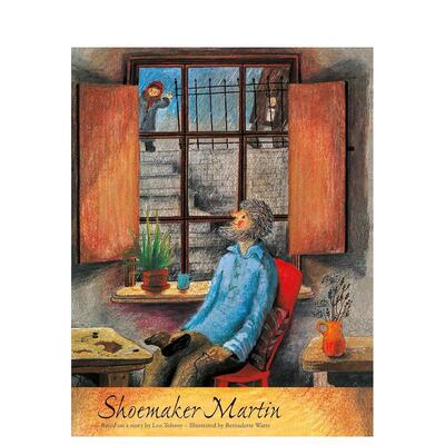 【现货】【Bernadette Watts】鞋匠马丁Shoemaker Martin英文儿童绘本插画师Leo Tolstoy精装NorthSouth Books3-6岁进口原版书978