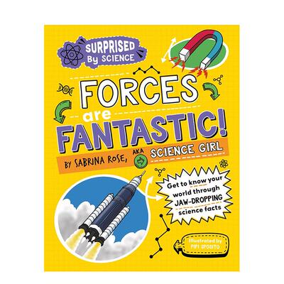 【预售】【科学惊奇录】力的奇幻物语【Surprised by Science】Forces are Fantastic!英文儿童绘本知识百科平装Sabrina Rose Sci