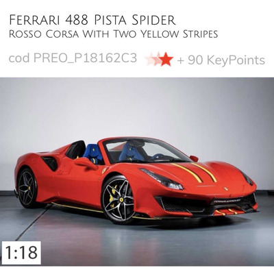 BBR法拉利488pista 汽车模型