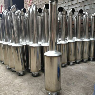 单缸柴油机加长不锈钢消声器常柴L280S19511151125消声器排气管