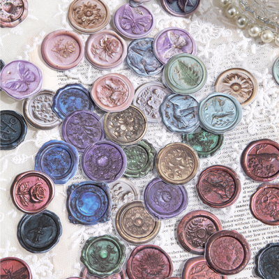 时光信件立体贴纸复古仿火漆