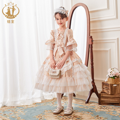 洛丽塔公主裙女童洋气宫廷礼服